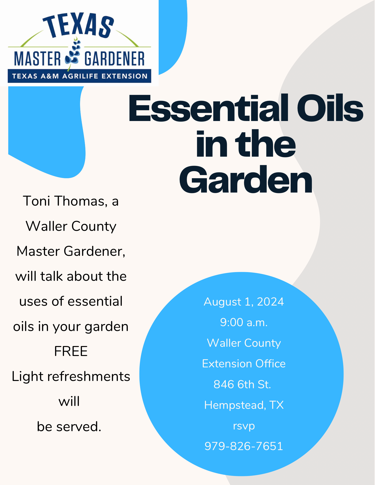 Waller County – Essential Oils in the Garden - Texas Master Gardener ...